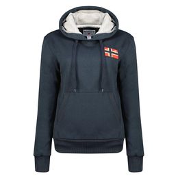 Geographical Norway Hoodie "Genifer" in Dunkelblau - 68% | Gr&ouml;&szlig;e L | Damen-sweatshirts-jacken