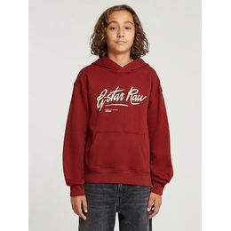 G-Star Raw G-Star Hoodie in Rot - 51% | Gr&ouml;&szlig;e 128 | Kinder-sweatshirts-jacken