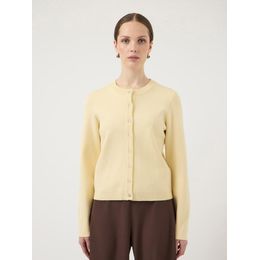 Y.A.S YAS Cardigan in Hellgelb - 62% | Gr&ouml;&szlig;e XS | Damen-pullover-cardigans