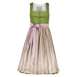 Turi Landhaus Dirndl in Gr&uuml;n/ Beige - 53% | Gr&ouml;&szlig;e 42 | Damen-dirndl