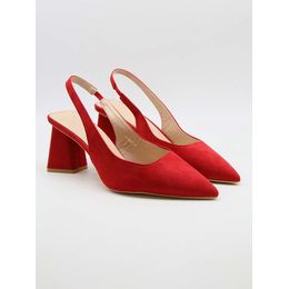Bellucci Slingpumps in Rot - 65% | Gr&ouml;&szlig;e 36 | Pumps