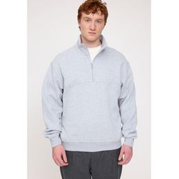 Mazine Sweatshirt "Dallas" in Grau - 75% | Gr&ouml;&szlig;e S | Herren-plussize