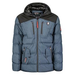 Geographical Norway Parka "Cashblend" in Blau - 73% | Gr&ouml;&szlig;e M | Herrenjacken