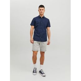 Jack & Jones Jack & Jones Hemd "Summer" in Dunkelblau - 45% | Gr&ouml;&szlig;e L | Herren-plussize
