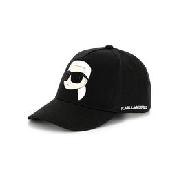 Karl Lagerfeld Kids Cap in Schwarz - 41% | Gr&ouml;&szlig;e 54 cm | Kindermuetzen