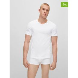 Hugo Boss Underwear 3er-Set: Shirts in Wei&szlig; - 20% | Gr&ouml;&szlig;e L | Herren-plussize