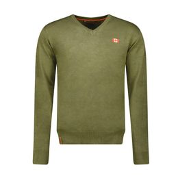 Canadian Peak Pullover "Felineak" in Khaki - 73% | Gr&ouml;&szlig;e XXL | Herren-plussize