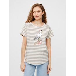 Derbe Shirt in Wei&szlig;/ Beige - 53% | Gr&ouml;&szlig;e M | Damen-tops