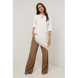 Le Monde du Lin Tunika in Wei&szlig; - 74% | Gr&ouml;&szlig;e 38/40 | Damen-blusen