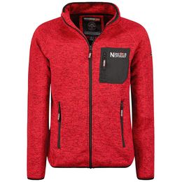 Geographical Norway Fleecejacke "Title" in Rot - 67% | Gr&ouml;&szlig;e S | Damenjacken