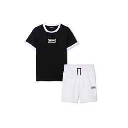 DKNY 2tlg. Outfit in Schwarz/ Wei&szlig; - 56% | Gr&ouml;&szlig;e 140 | Kinder-oberteile
