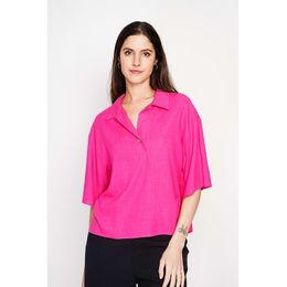 ASSUILI Leinen-Bluse in Pink - 69% | Gr&ouml;&szlig;e 40 | Damen-blusen