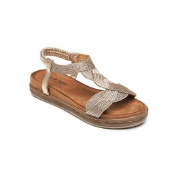 Sixth Sens Keilsandaletten in Gold - 62% | Gr&ouml;&szlig;e 36 | Damen-sandalen