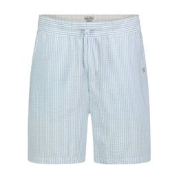 Sublevel Bermudas in Wei&szlig;/ Hellblau - 60% | Gr&ouml;&szlig;e XXL | Herren-plussize