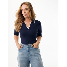 Mexx Poloshirt "Ivy" in Dunkelblau - 55% | Gr&ouml;&szlig;e XS | Damen-tops
