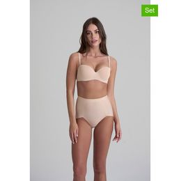Bye Bra 2er-Set: Shape-Pantys in Beige - 49% | Gr&ouml;&szlig;e L | Damen-dessous