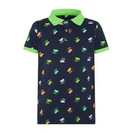 POLO SYLT Poloshirt in Dunkelblau/ Bunt - 53% | Gr&ouml;&szlig;e 146/152 | Kinder-oberteile