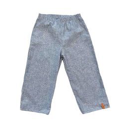 LiVi Leinen-Streetjogger "Leinen Easypants Leinen" in Dunkelblau/ Wei&szlig; - 38% | Gr&ouml;&szlig;e 92/98 | Kinderhosen
