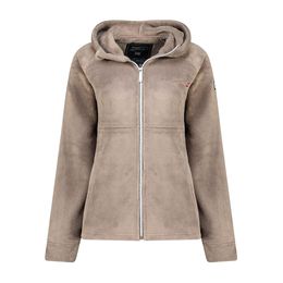 Geographical Norway Fleecejacke "Ulotta" in Taupe - 68% | Gr&ouml;&szlig;e XXL | Damenjacken