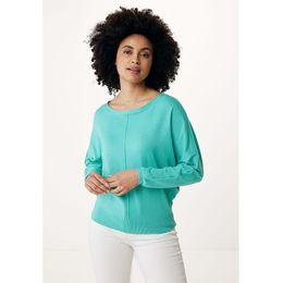 Mexx Longsleeve in T&uuml;rkis - 55% | Gr&ouml;&szlig;e M | Damen-tops