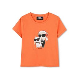 Karl Lagerfeld Kids Shirt in Orange - 44% | Gr&ouml;&szlig;e 164 | Kinder-oberteile
