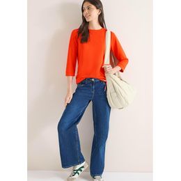 Cecil Sweatshirt in Orange - 47% | Gr&ouml;&szlig;e L | Damen-sweatshirts-jacken