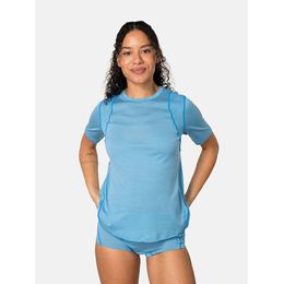 KARI TRAA Trainingsshirt "Embla" in Hellblau - 42% | Gr&ouml;&szlig;e XS | Damen-outdoor-tops-shirts