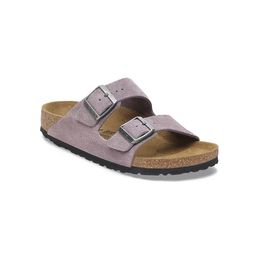 Birkenstock Leer-Pantoletten "Arizona" in Lila - 17% | Gr&ouml;&szlig;e 41 | Damen-pantoletten