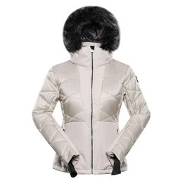 Alpine Pro Ski-/ Snowboardjacke "Naddra" in Creme - 78% | Gr&ouml;&szlig;e L | Damen-outdoorjacken