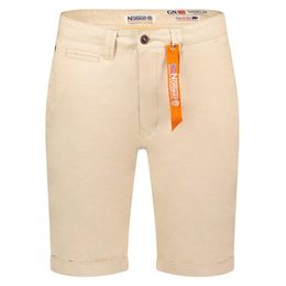 Geographical Norway Bermudas "Panilo" in Creme - 76% | Gr&ouml;&szlig;e S | Herren-plussize