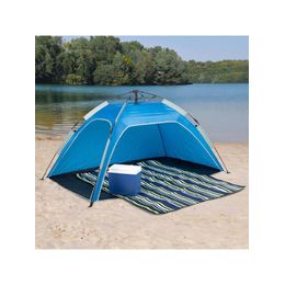 Nature Fellow Strandzelt in Blau - (B)200 x (H)120 x (T)100 cm - 58% | Damen-outdoor-ausruestung
