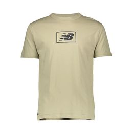 New Balance Shirt "Essentials" in Khaki - 50% | Gr&ouml;&szlig;e M | Herren-plussize