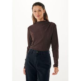 Mexx Longsleeve in Braun - 56% | Gr&ouml;&szlig;e XL | Damen-tops