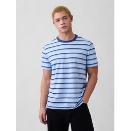 GAP Shirt in Hellblau/ Dunkelblau - 44% | Gr&ouml;&szlig;e XXL | Herren-plussize