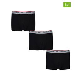 Reebok 3er-Set: Boxershorts "Ovett" in Schwarz - 37% | Gr&ouml;&szlig;e L | Herren-waesche