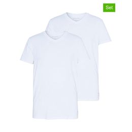 Chiemsee 2er-Set: Shirts "Andan" in Wei&szlig; - 25% | Gr&ouml;&szlig;e L | Herren-plussize