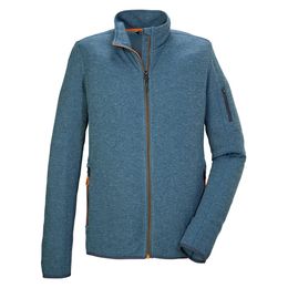 Killtec Fleecejacke "KOS 91" in Blau - 58% | Gr&ouml;&szlig;e S | Herren-pullover-sport