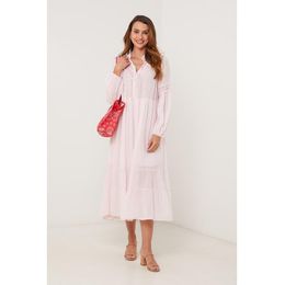 Lin Passion Kleid in Rosa - 74% | Gr&ouml;&szlig;e 36/38 | Damen-kleider