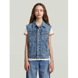 G-Star Raw G-Star Jeansweste in Blau - 57% | Gr&ouml;&szlig;e 128 | Kinderjacken