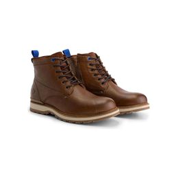 TRAVELIN' Leder-Boots "Malling" in Hellbraun - 67% | Gr&ouml;&szlig;e 40 | Herrenstiefel