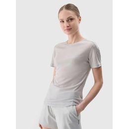 4F Trainingsshirt in Grau - 61% | Gr&ouml;&szlig;e L | Damen-outdoor-tops-shirts