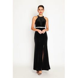 ASSUILI Samtkleid in Schwarz - 71% | Gr&ouml;&szlig;e 40 | Damen-kleider
