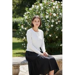 ASSUILI Cardigan in Wei&szlig; - 69% | Gr&ouml;&szlig;e 36 | Damen-pullover-cardigans