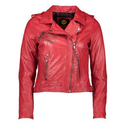 Buffalo Lederjacke in Rot - 78% | Gr&ouml;&szlig;e 34 | Damenjacken