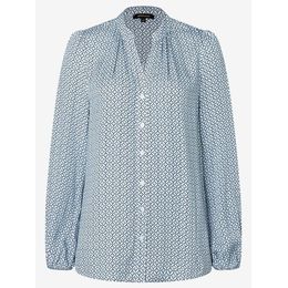 More & More More & More Bluse in Hellblau/ Wei&szlig; - 64% | Gr&ouml;&szlig;e 36 | Damen-blusen