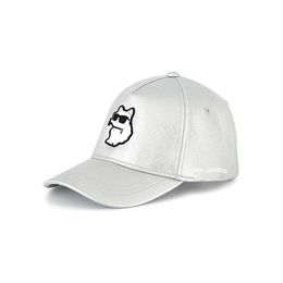 Karl Lagerfeld Kids Cap in Silber - 48% | Gr&ouml;&szlig;e 52 cm | Kindermuetzen