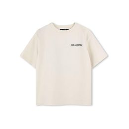 Karl Lagerfeld Kids Shirt in Creme - 40% | Gr&ouml;&szlig;e 110 | Kinder-oberteile