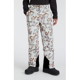 O`Neill O'Neill Ski-/ Snowboardhose in Beige/ Grau/ Hellbraun - 72% | Gr&ouml;&szlig;e L | Damen-sporthosen