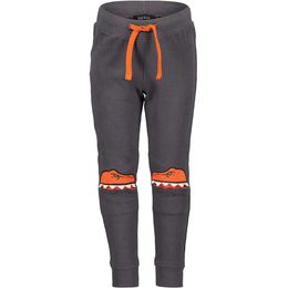 Blue Seven Sweathose in Grau/ Orange - 52% | Gr&ouml;&szlig;e 92 | Kinderhosen