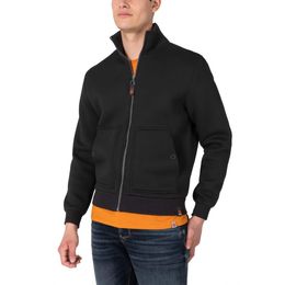 Timezone Sweatjacke in Schwarz - 58% | Gr&ouml;&szlig;e XL | Herren-sweatshirts-jacken